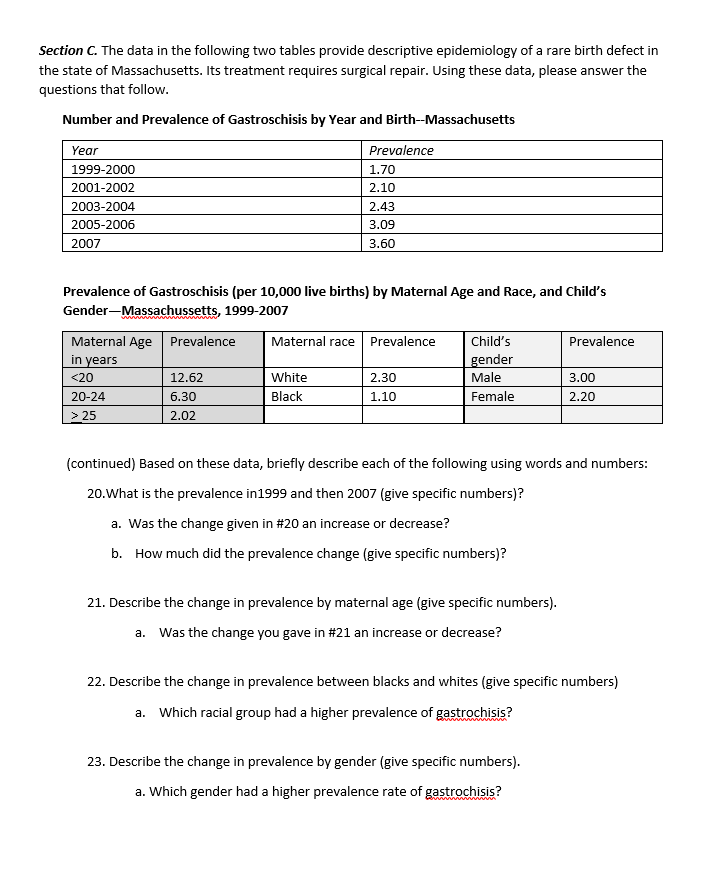 Solved Can you help me solve these answers with the data | Chegg.com