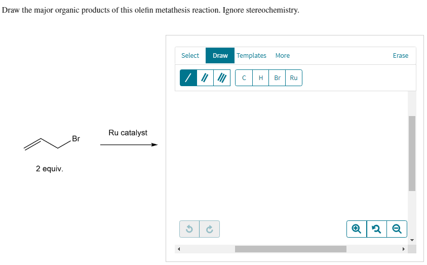 Solved Draw the major organic products of this olefin | Chegg.com