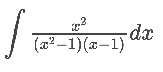 Solved ∫(x2−1)(x−1)x2dx | Chegg.com
