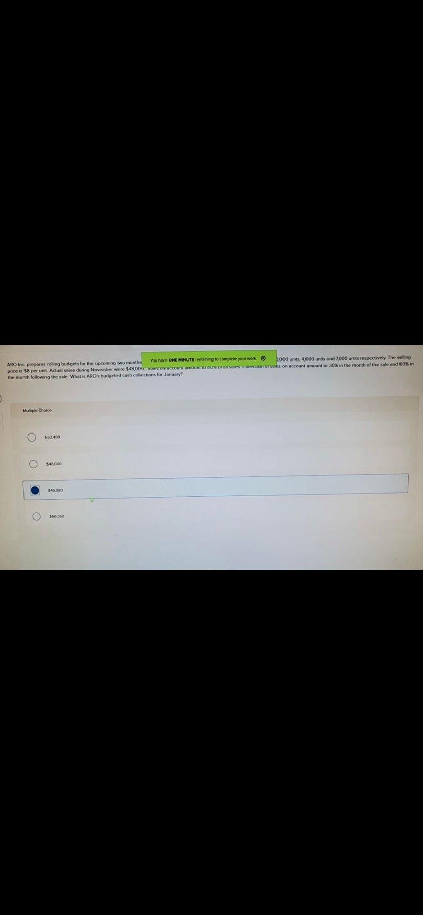 ARO Inc. prepares rolling budgets for the upcoming | Chegg.com