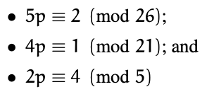 Solved In the following problems, the notation a b (mod c) | Chegg.com