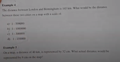 Solved Example 2 The map below shows three places, and is | Chegg.com