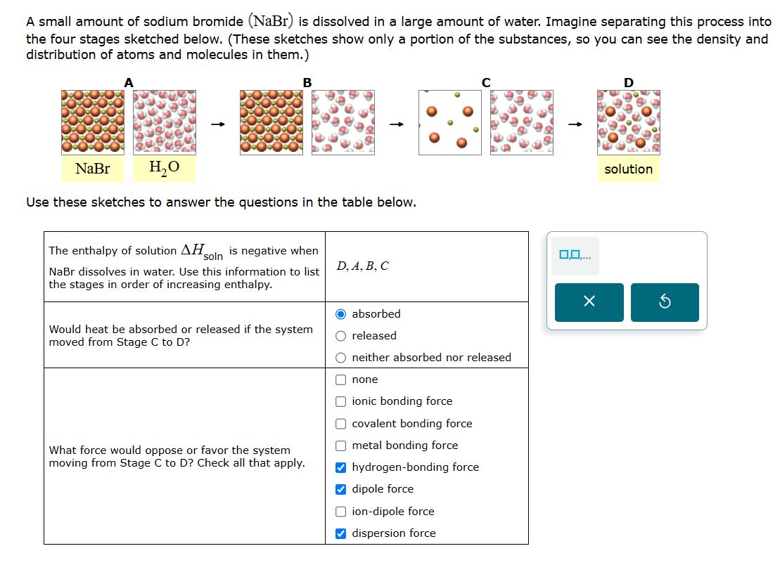 Solved A small amount of sodium bromide | Chegg.com