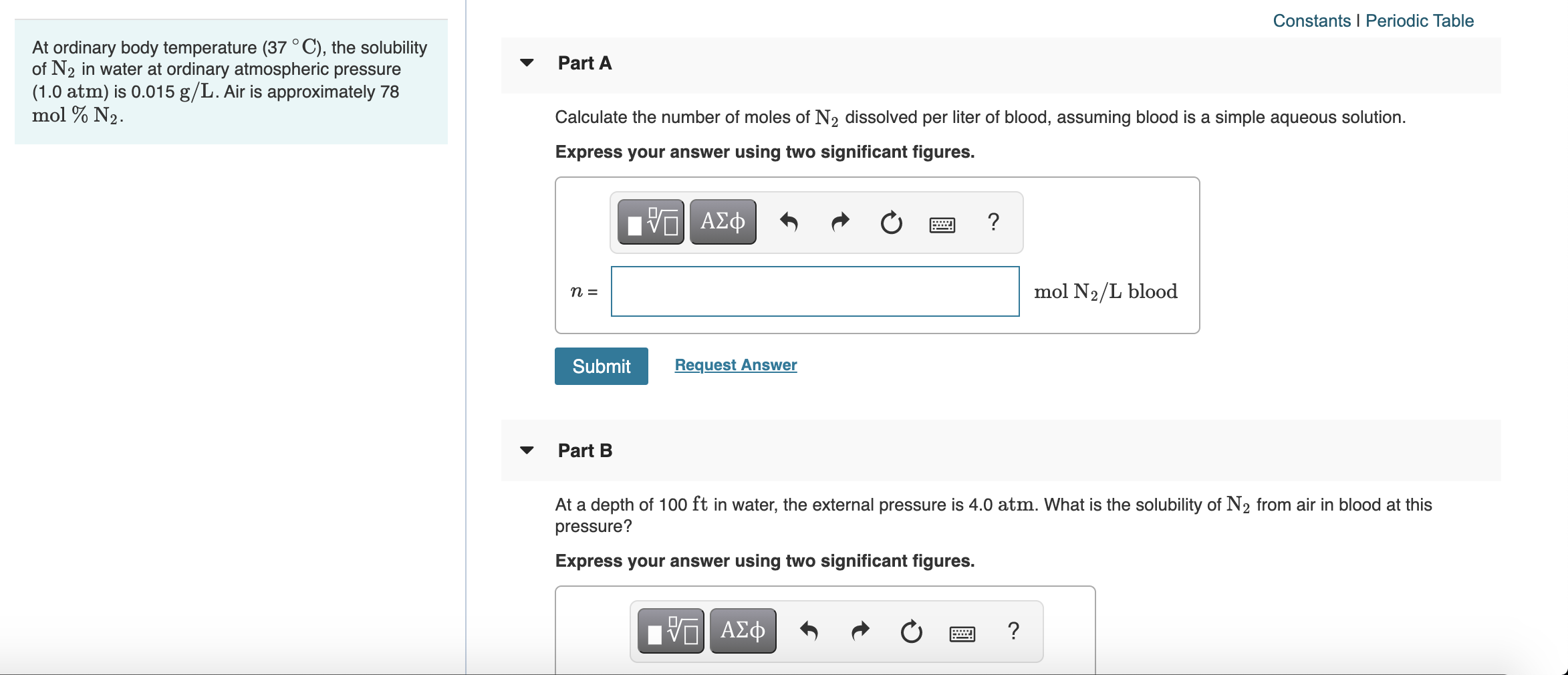 Solved Constants | Periodic Table Part A At ordinary body | Chegg.com