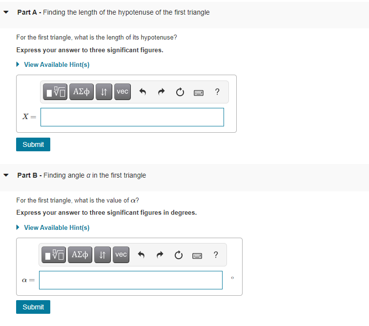 Solved Learning Goal: To use trigonometric functions to | Chegg.com