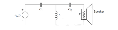 Solved The figure below shows a high pass filter circuit | Chegg.com