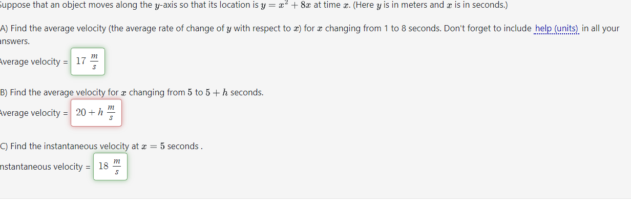 Solved Suppose that an object moves along the y-axis so that | Chegg.com