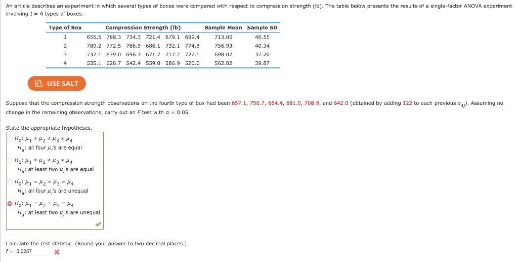 Solved involving I=4 types of boxes. change in the remaining | Chegg.com