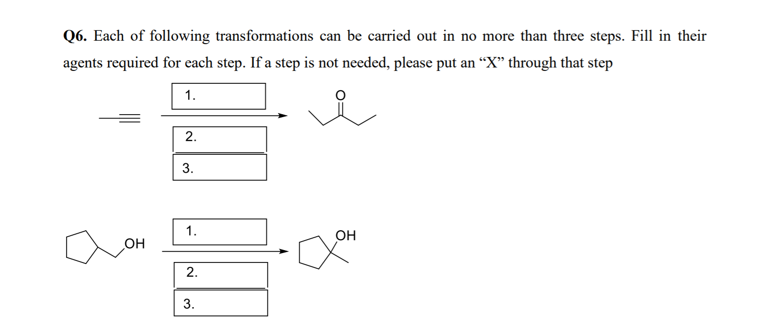 Solved Q6. Each of following transformations can be carried | Chegg.com
