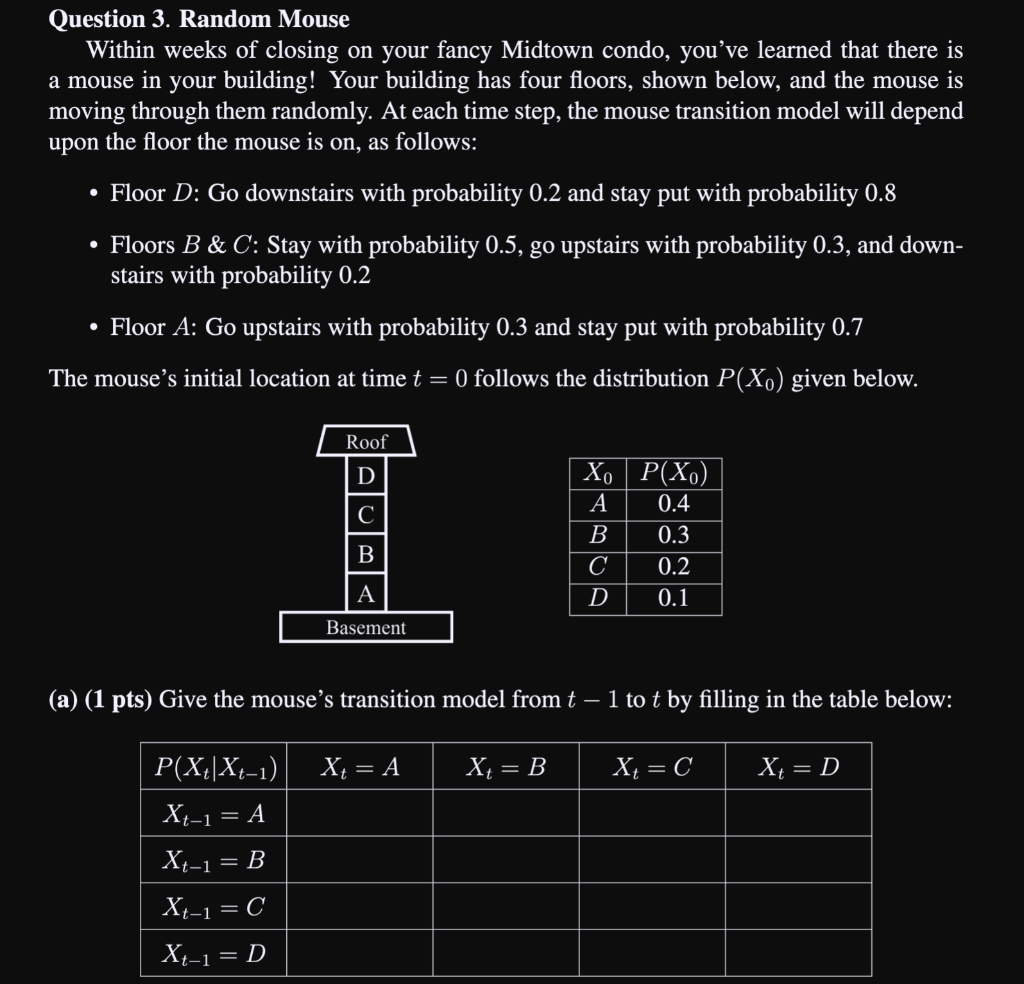 Solved Question 3. Random Mouse Within weeks of closing on | Chegg.com