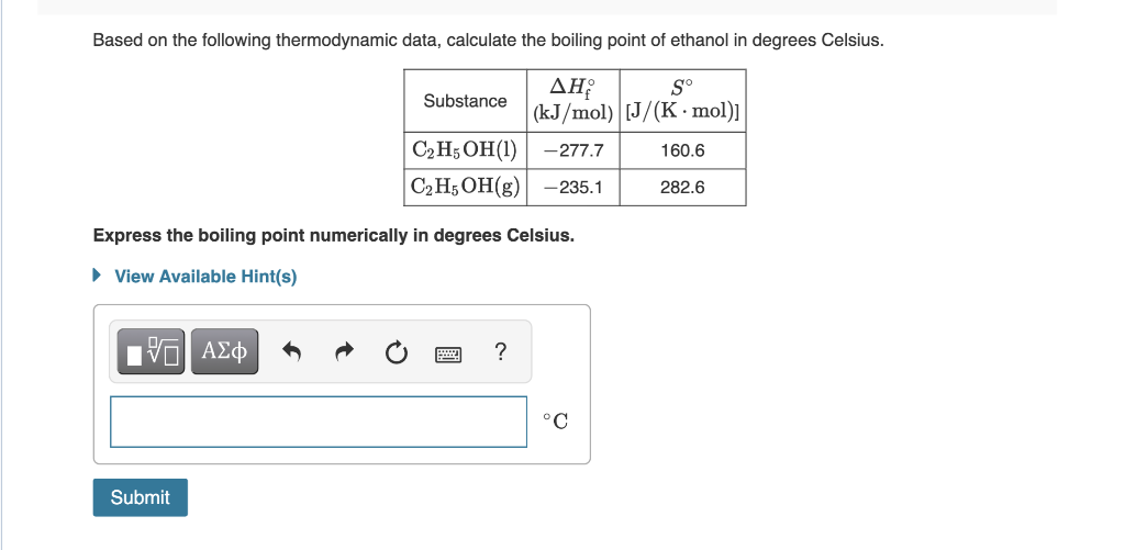 Solved Based on the following thermodynamic data, calculate | Chegg.com