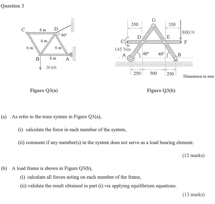 Solved Question 3 Figure Q3(a) Figure Q3(b) (a) As refer to | Chegg.com