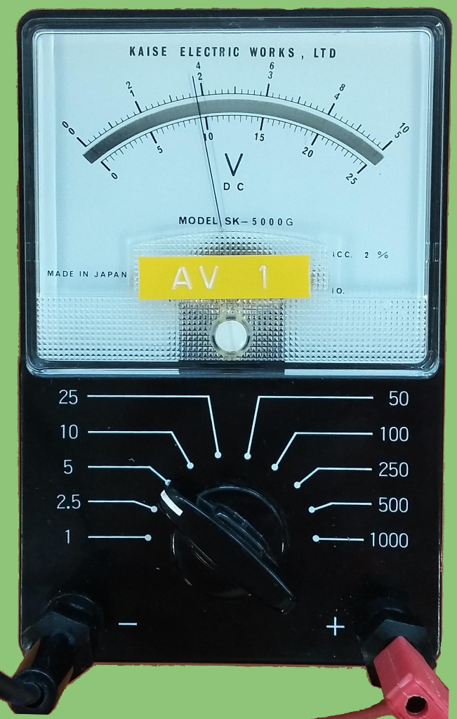 Solved KAISE ELECTRIC WORKS, LTD 10 20 25 DC MODEL SK-5000 G | Chegg.com