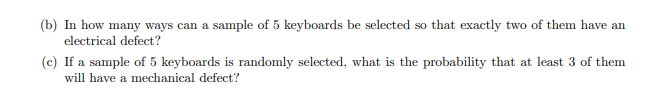 Solved 5. (Sec. 2.3, 34) Computer keyboard failures can be | Chegg.com