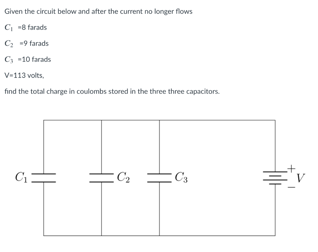 Solved Given the circuit below and after the current no | Chegg.com