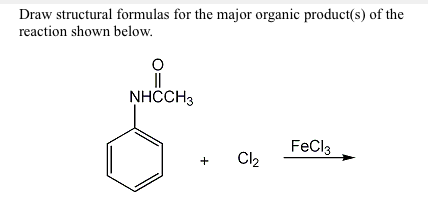 Solved Draw structural formulas for the major organic | Chegg.com
