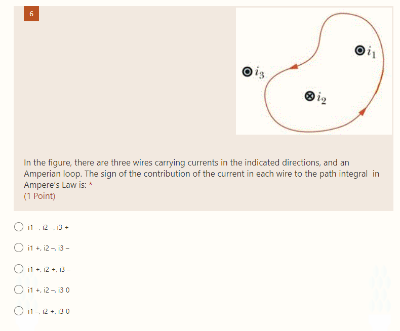 Solved 6 O iz Diq In the figure, there are three wires | Chegg.com