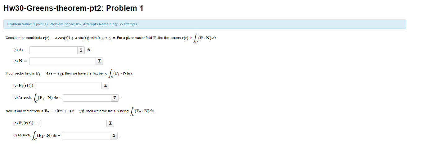 Solved Hw30-Greens-theorem-pt2: Problem 1 Problem Value: 1 | Chegg.com
