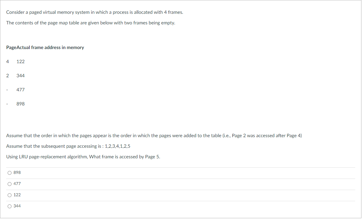 Solved Consider a paged virtual memory system in which a | Chegg.com