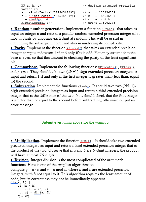Solved ecure Overview. Write a program to implement the RSA | Chegg.com