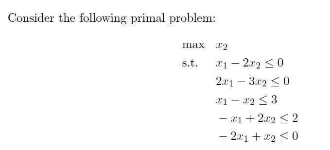Solved a) Find the optimal value and the optimal solution of | Chegg.com