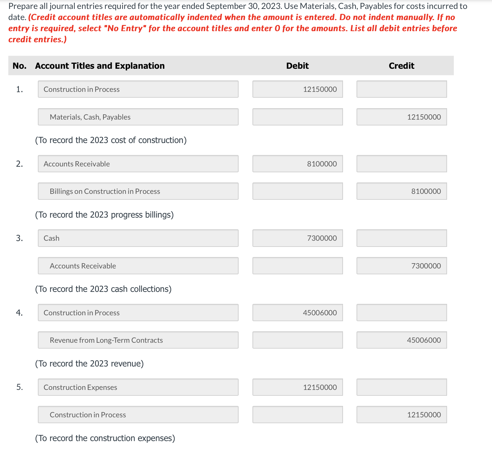 Solved Prepare all journal entries required for the year | Chegg.com