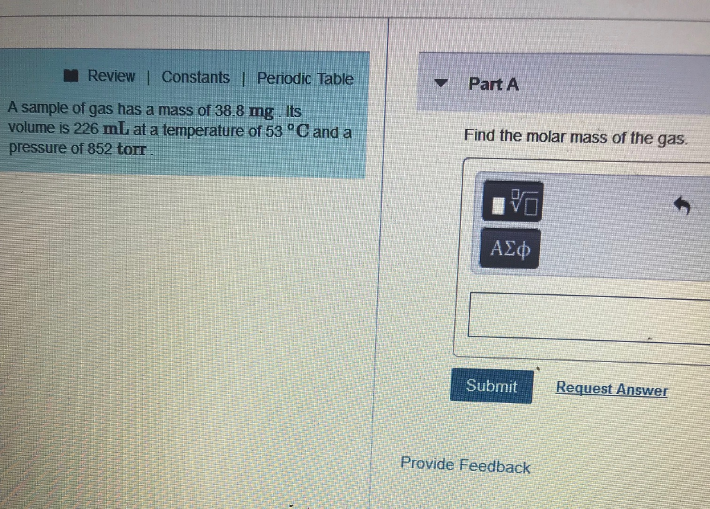 Solved Review | Constants | Periodic Table Part A A 1.5-L | Chegg.com