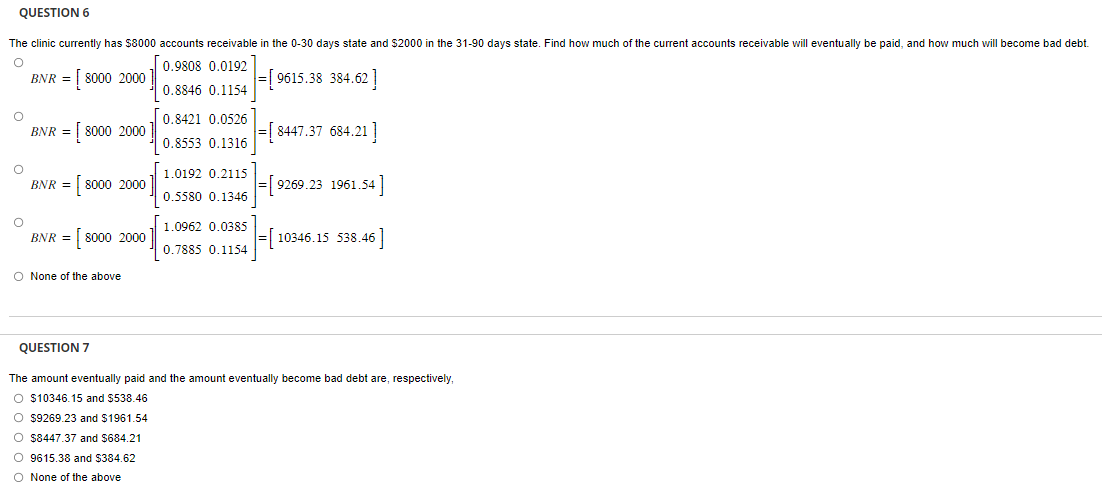 Compute the fundamental matrix N=(I−Q)−1 | Chegg.com