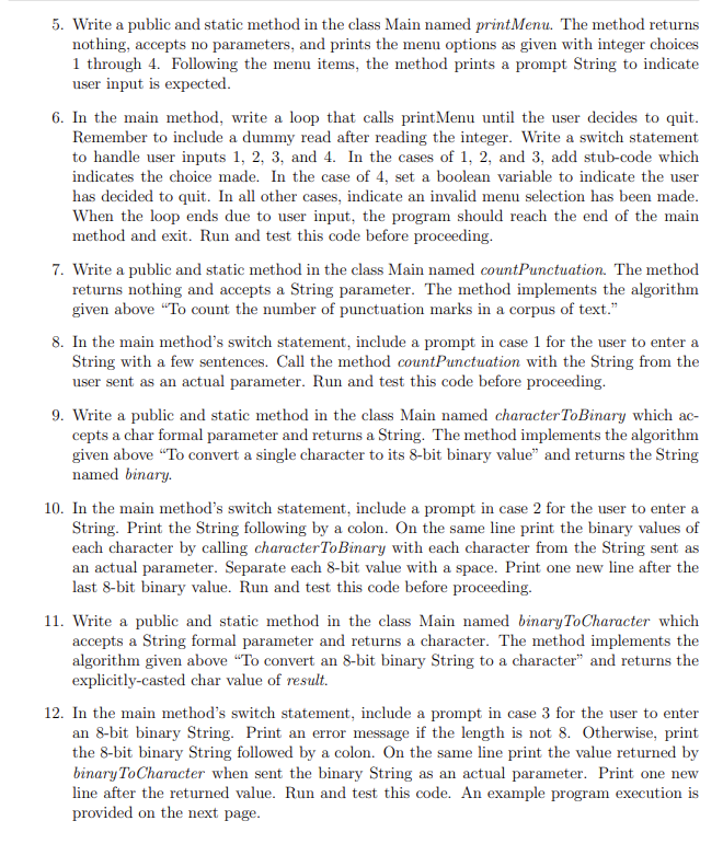 Solved 3. This programming assignment will implement a menu | Chegg.com