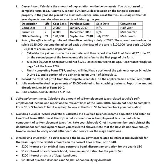 Tax Return Project: can be done individually or in | Chegg.com