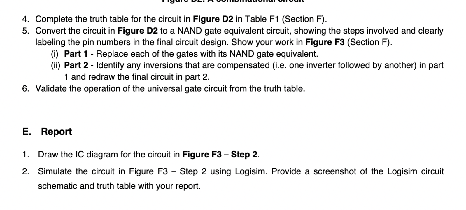 Solved Lab 2: Universal Gates A. Objectives Understand the | Chegg.com