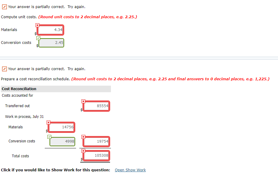 Solved Exercise 21-06 a, b1-b2 The Cutting Department of | Chegg.com
