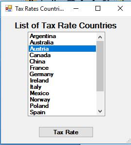 Solved Design a Windows application using Visual Basic and | Chegg.com