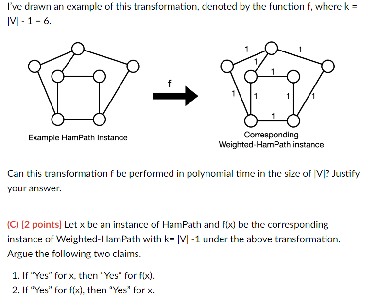 Recall the Hamiltonian Path (HamPath) decision | Chegg.com