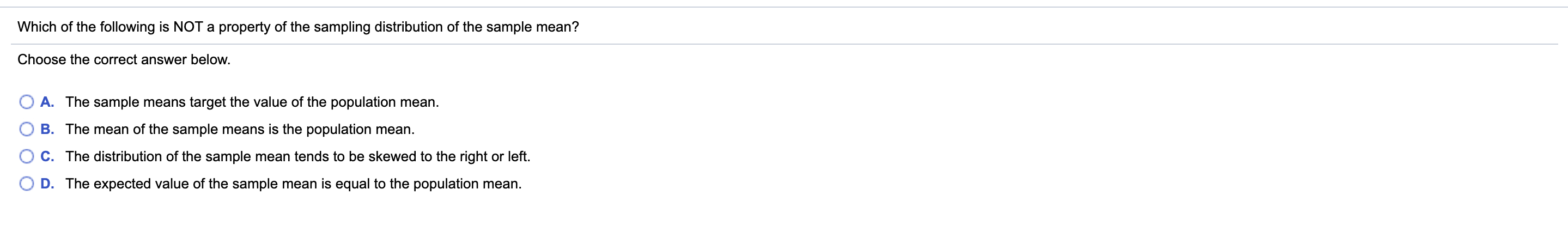 Solved Which of the following is NOT a property of the | Chegg.com