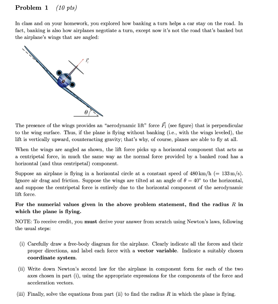 Solved Problem 1 (10 pts) In class and on your homework, you | Chegg.com