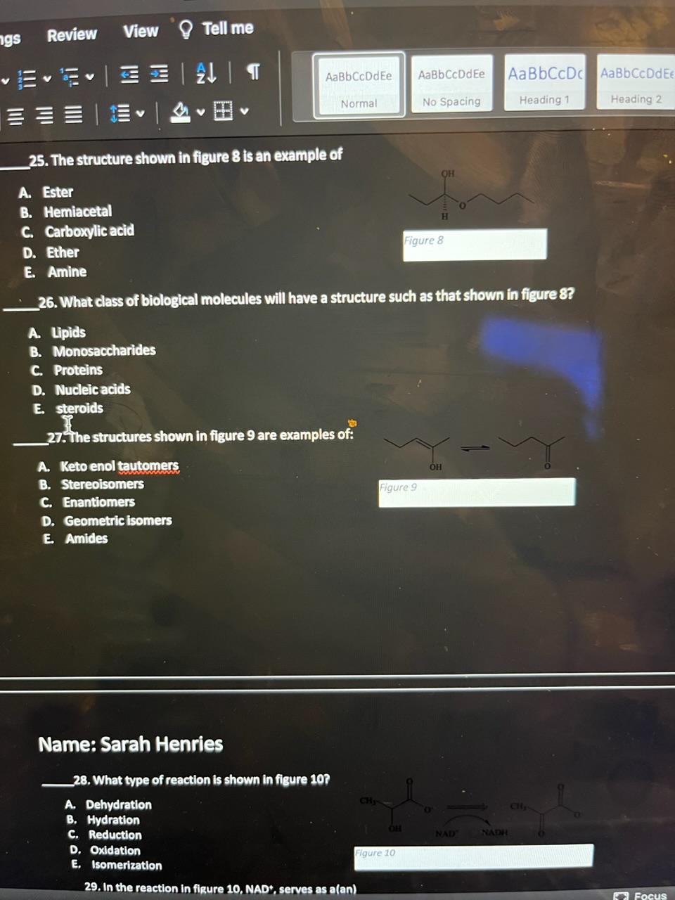 [Solved]: 25. The structure shown in figure 8 is an exampl
