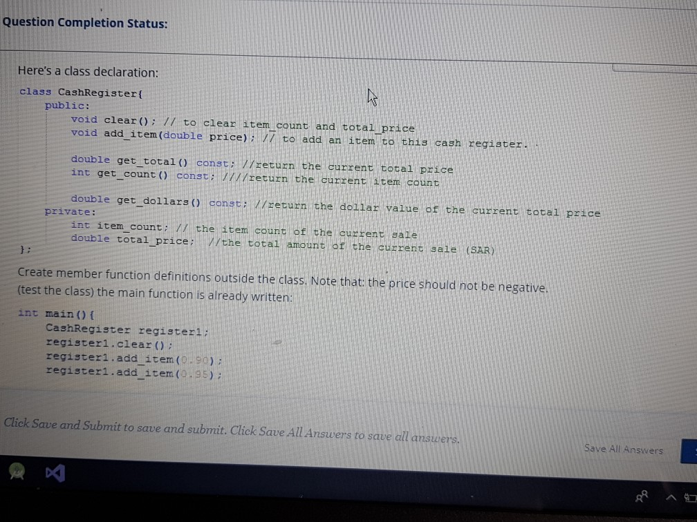 Solved Question Completion Status: Here's a class | Chegg.com