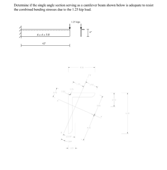 Solved Determine if the single angle section serving as a | Chegg.com