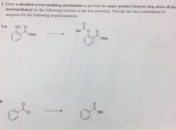 Solved Draw a detailed arrow-pushing mechanism to provide | Chegg.com