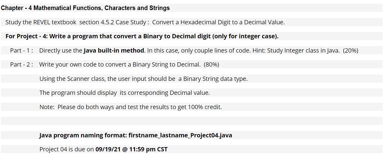 Solved Chapter - 4 Mathematical Functions, Characters and | Chegg.com