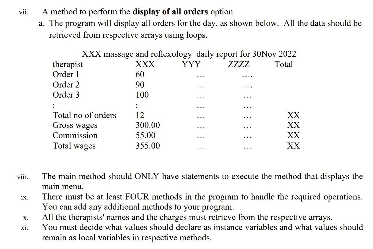 Solved 1. Purpose of assignment Create a menu-driven | Chegg.com