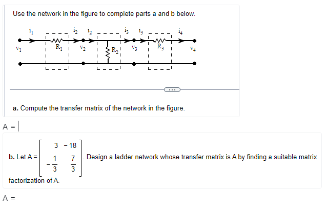 Solved Use the network in the figure to complete parts a and | Chegg.com