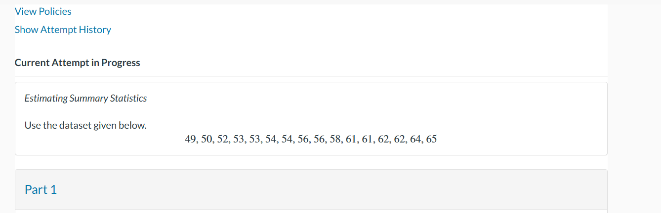 Solved View Policies Show Attempt History Current Attempt in | Chegg.com