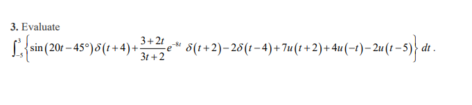 Solved 3. Evaluate | Chegg.com