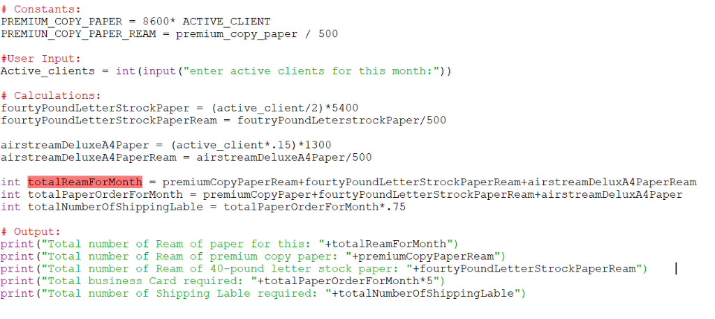 Solved I"m using Python program and can't seem to be able to | Chegg.com