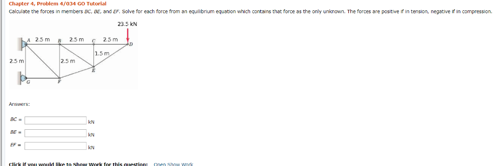 Solved Chapter 4, Problem 4/034 GO Tutorial Calculate the | Chegg.com
