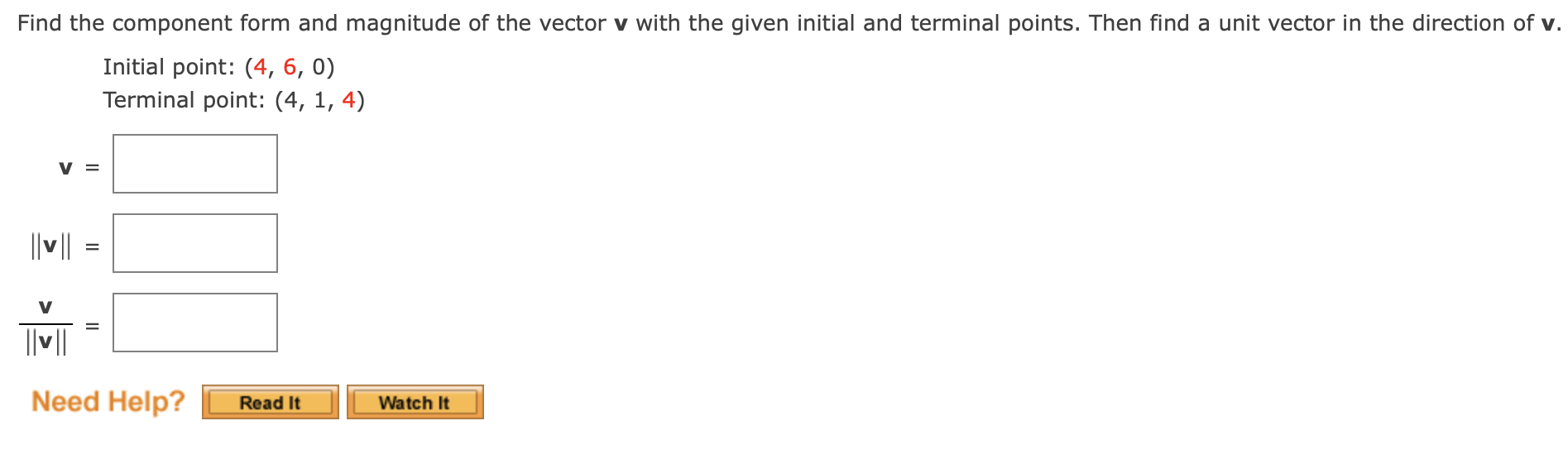 Solved Find the component form and magnitude of the vector v | Chegg.com