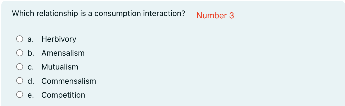 Solved In which situation does an interspecific interaction | Chegg.com