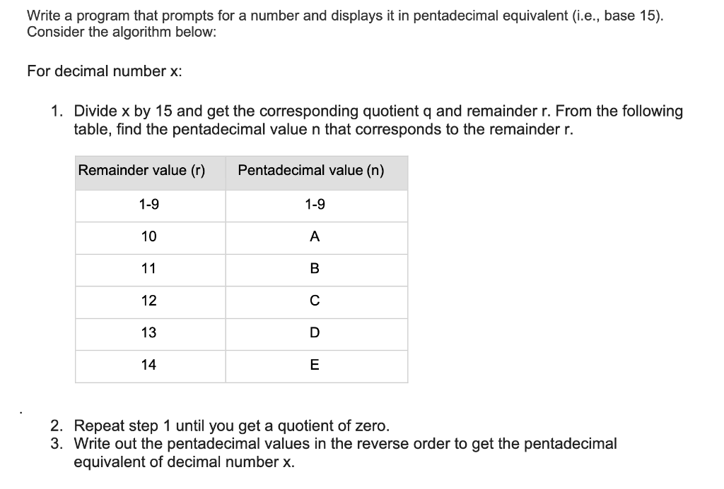 Solved USE PYTHON: Write a program that prompts for a number | Chegg.com
